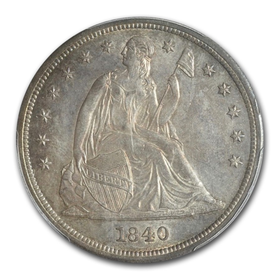 1840 (None) Phil Liberty Seated Dollar Value - APMEX